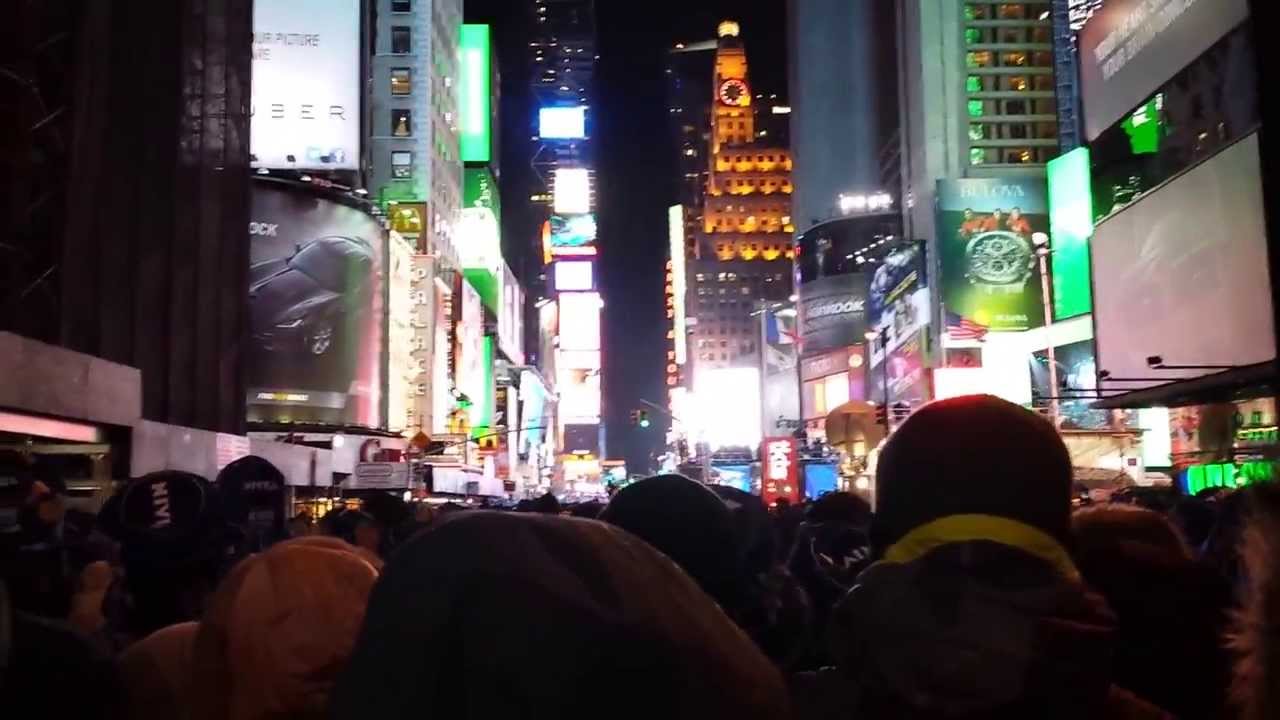 2014 New Years Eve From Times Square (1/1/2014) - YouTube