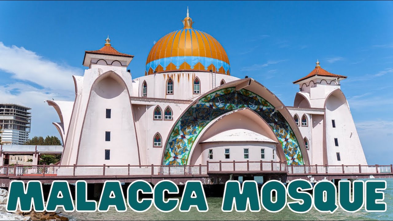 Floating Mosque! Melaka Straits Mosque in Malacca Malaysia. Malaysia ...