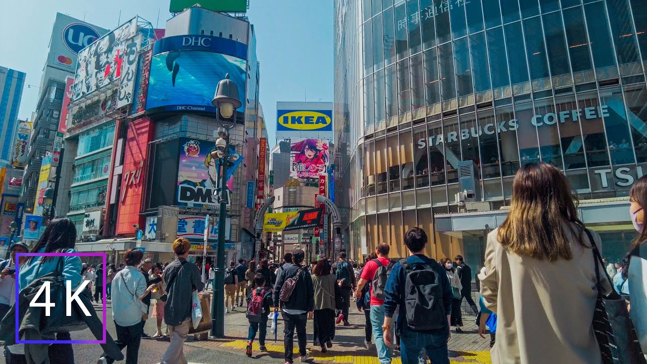 【4K】Tokyo Walk・Walking around Shibuya during Golden Week【ASMR】 - YouTube