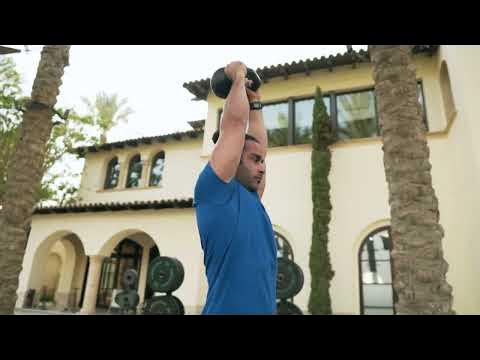 Kettlebell Overhead Triceps Extension - YouTube