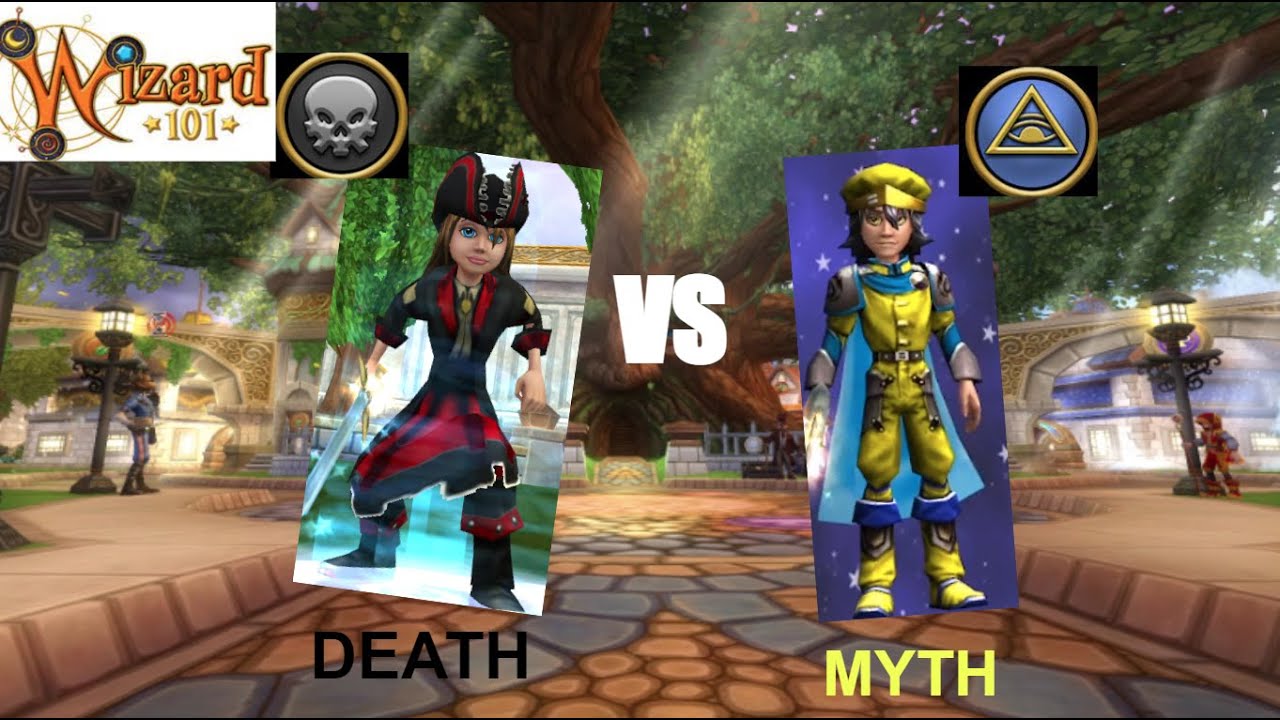 GRANDMASTER DEATH VS MYTH | Wizard 101 - YouTube