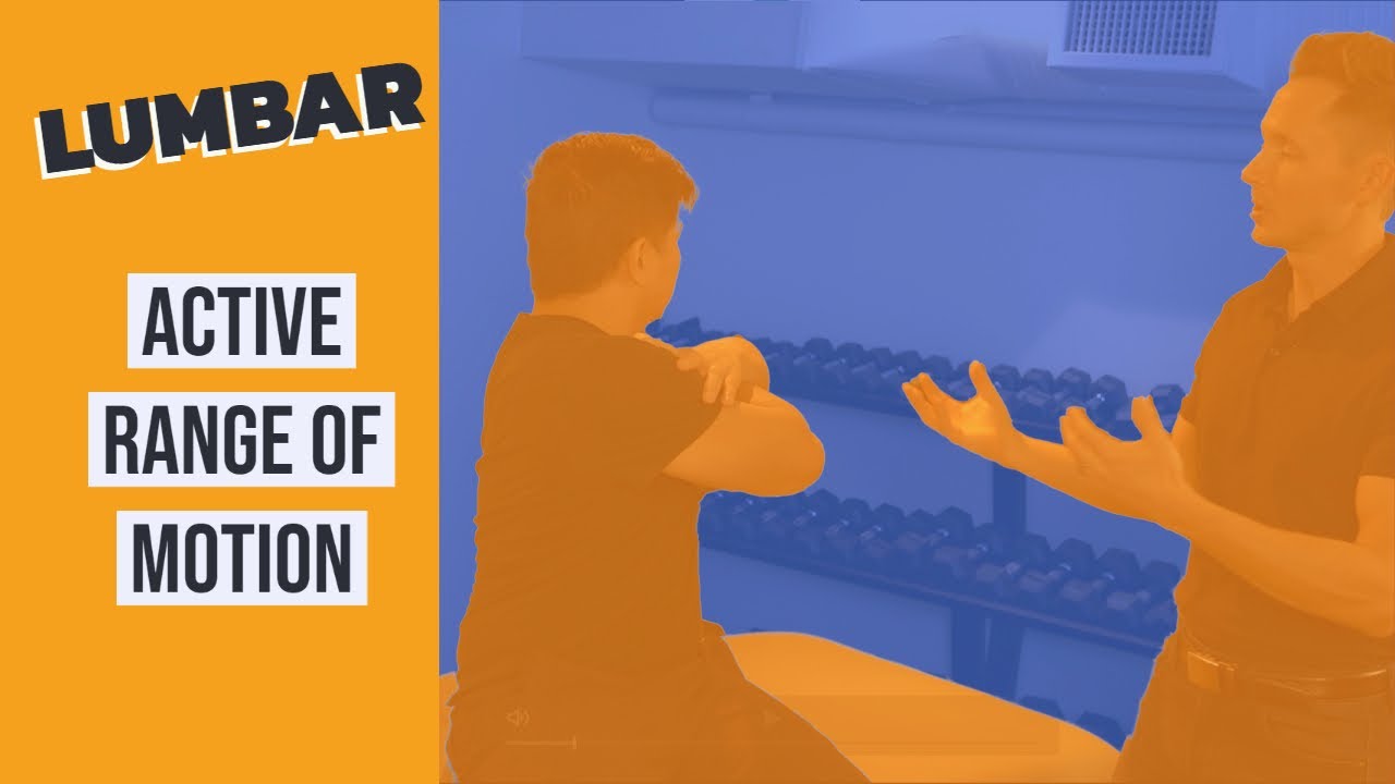 How to Perform Active Range of Motion on the Lumbar Region - YouTube
