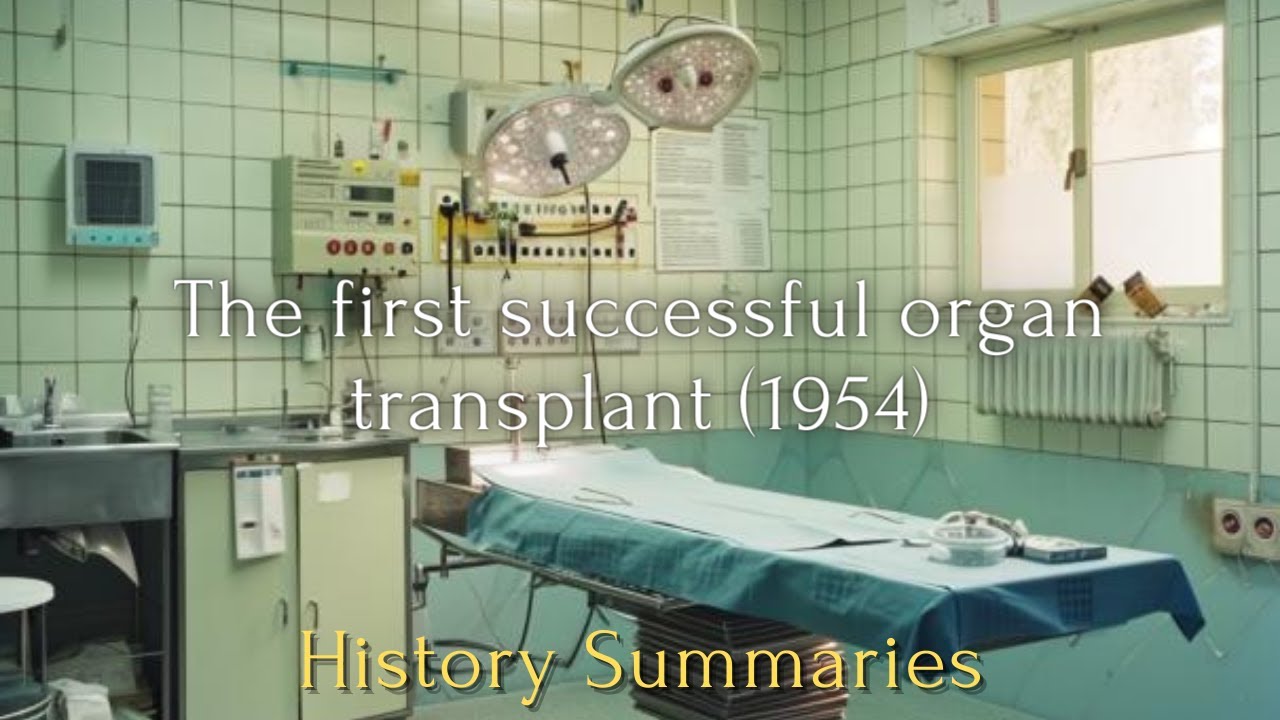 The First Successful Organ Transplant 1954 The Dawn Of Transplants A