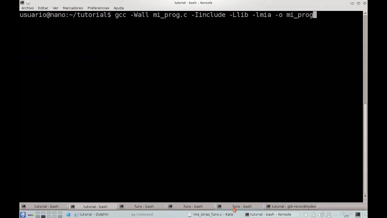 Creando una biblioteca estática - YouTube