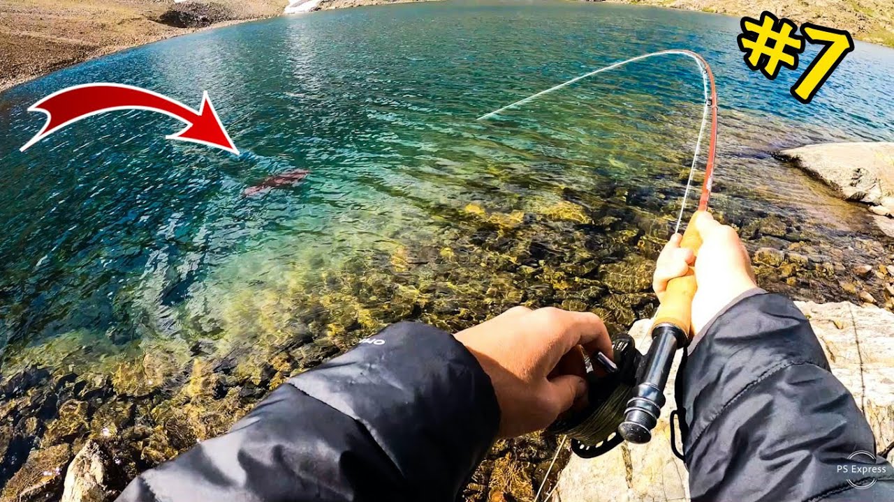 CATCHING A HUGE TROUT in a high alpine Lake! (Dream Fish Pt. 2) || THE ...