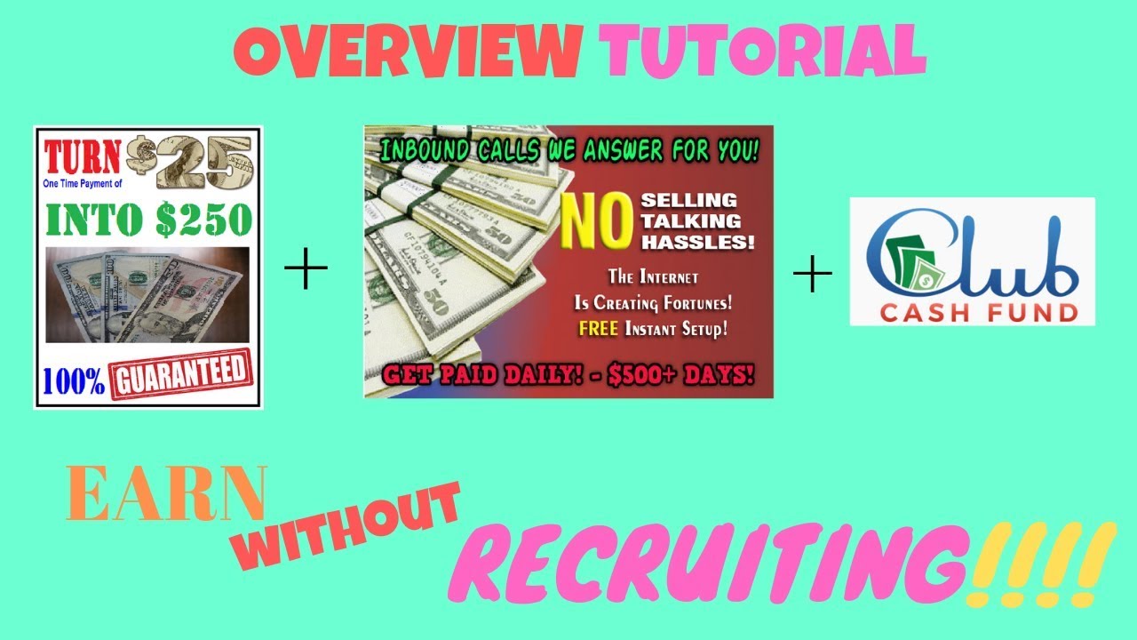 $25 Cash Machine Rotator | Best Easy Work | Club Cash Fund - YouTube