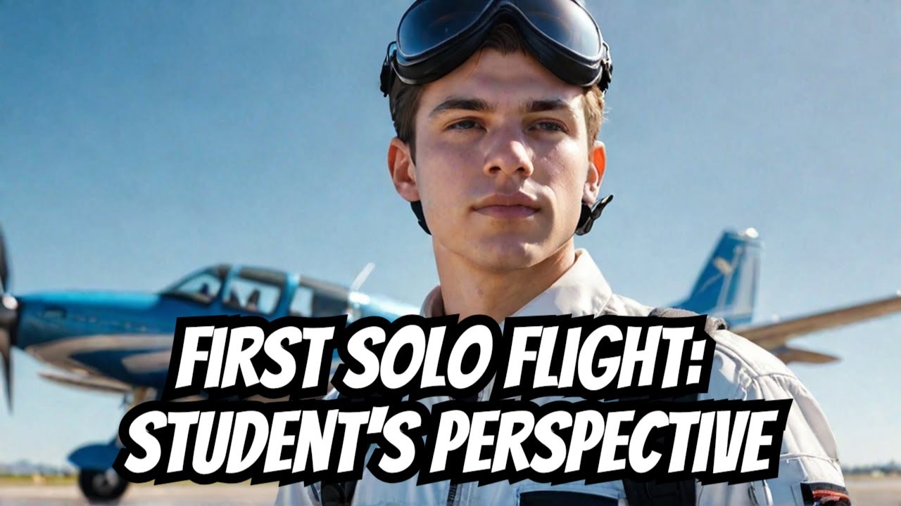 First Solo Flight - The Student Pilot's Perspective - YouTube