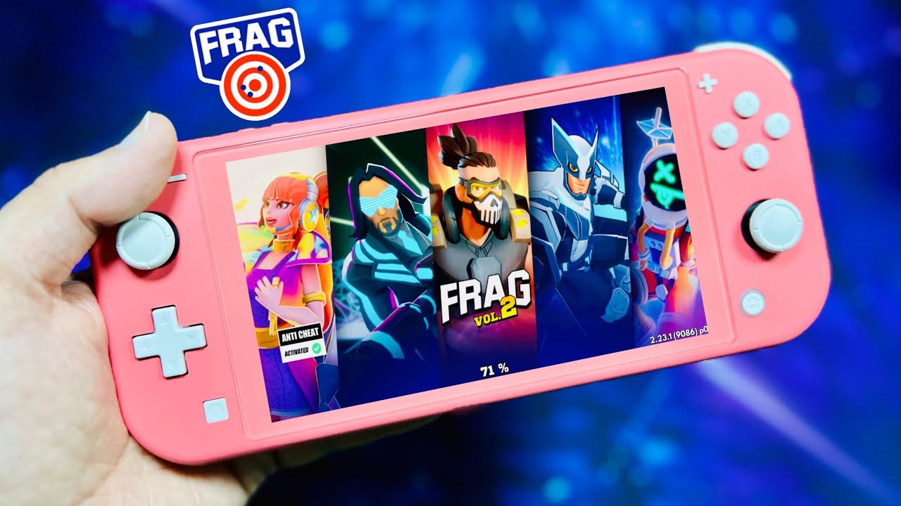FRAG Pro Shooter On Nintendo Switch Lite Coral #35k - YouTube