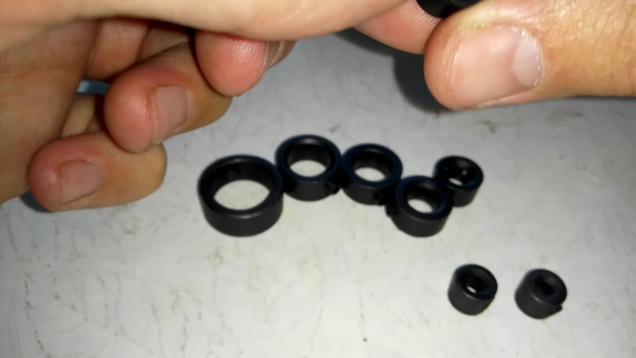 8pcs 3 - 16mm Drill Depth Stop Collars - BLACK 3-16MM - YouTube