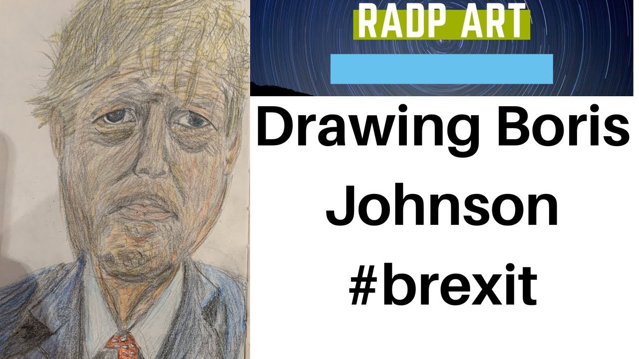 Drawing Boris Johnson #brexit - YouTube