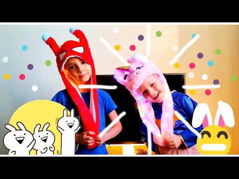 Смешной танец ушками 😄 / Funny hat and ear dance 😊