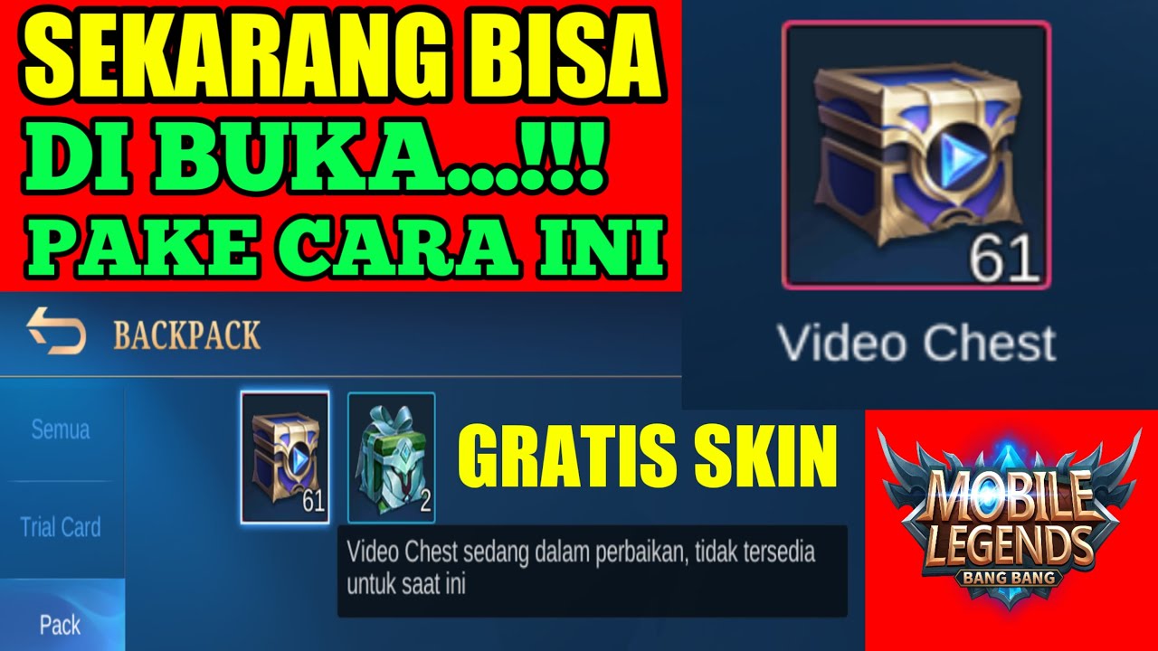 CARA MENUKARKAN VIDEO CHEST DENGAN SKIN GRATIS DAN BATTLE POINT MOBILE ...
