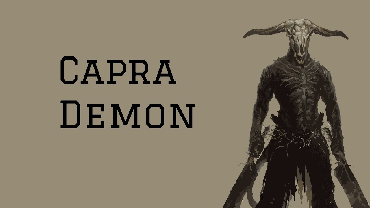 Dark Souls Remastered Capra Demon - YouTube