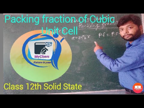 Packing fraction//SCC, FCC & BCC//Solid State lecture 6 - YouTube