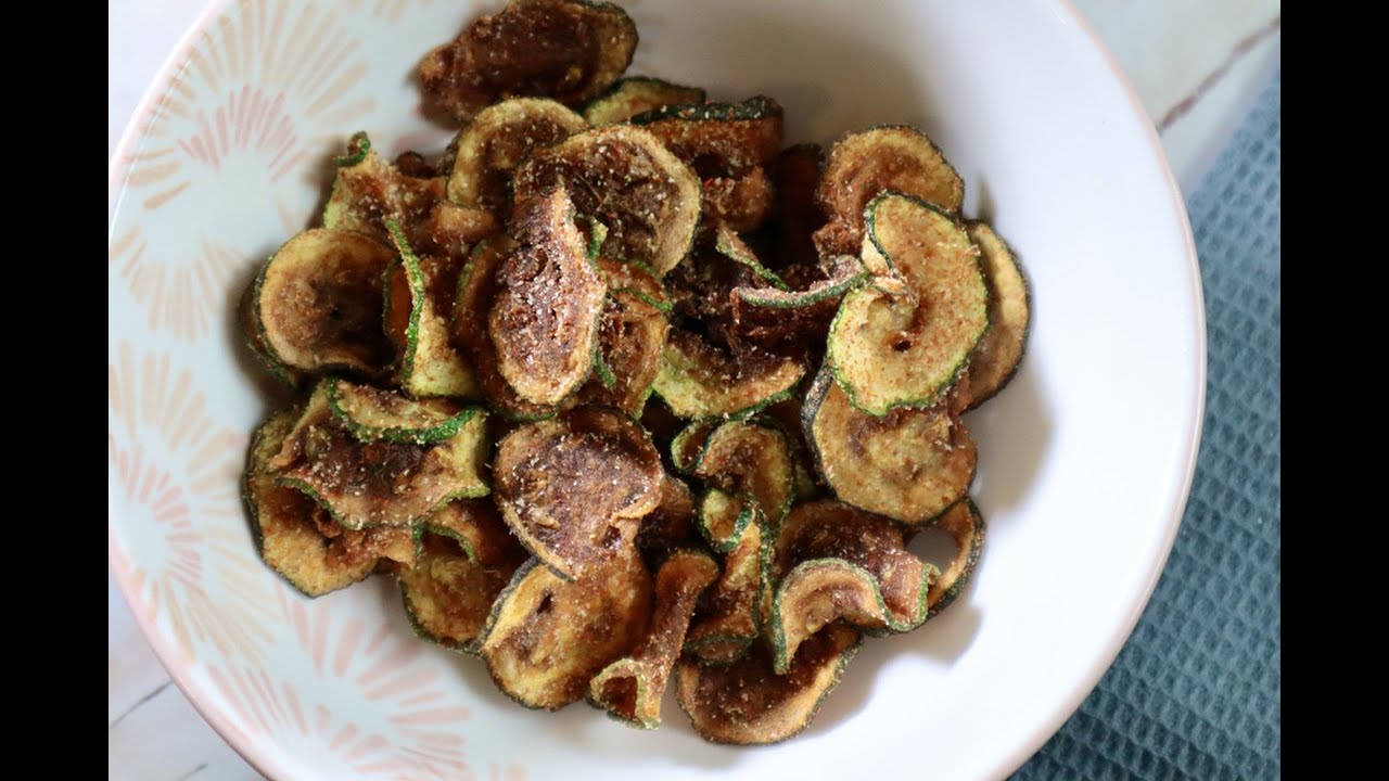 EASY Zucchini / Courgette Crisps | Healthy Crisps - YouTube
