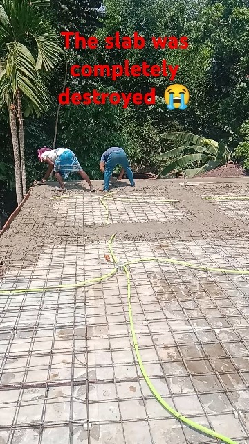 The slab was completely destroyed 😭😭😭 - YouTube