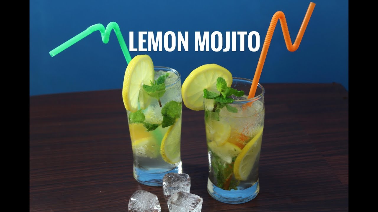 Lemon Mojito || Lemon Mint Mojito || Cool Lemon drink || How to make ...