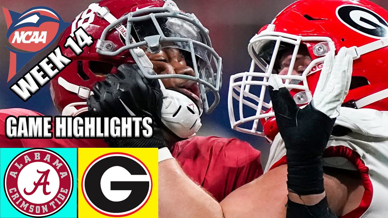 Alabama Crimson Tide vs Georgia Bulldogs FULL GAME 3rd 12/02/23 WEEK 14 ...