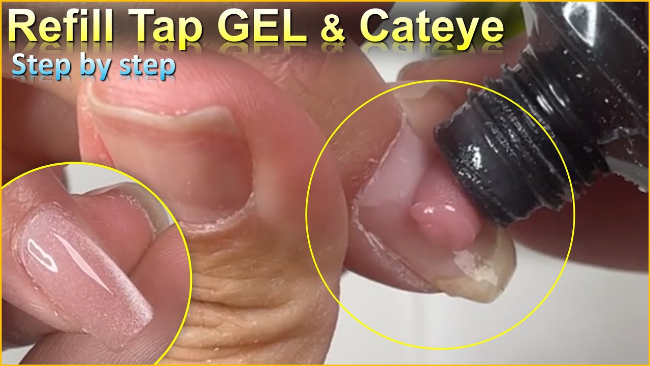 Từng bước Refill đổi màu TAP Gel với Cateye - DuongNgan Zurno - YouTube