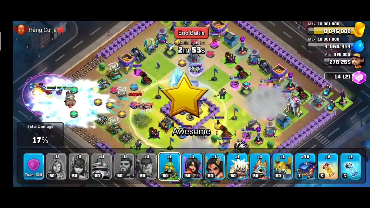 Attack csb ss10 day 1 - Clash Of Zombie - YouTube