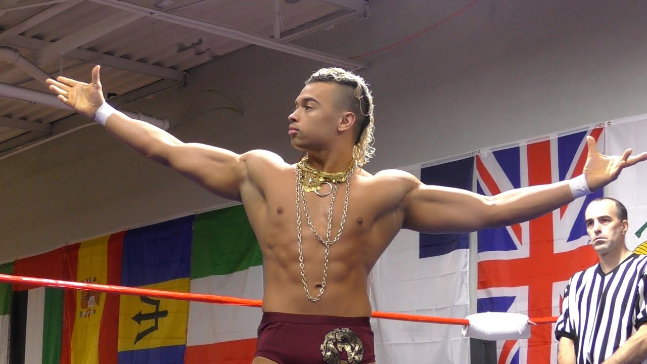 “The Adonis” Richard King vs Jarett Diaz (New Age Wrestling) - YouTube