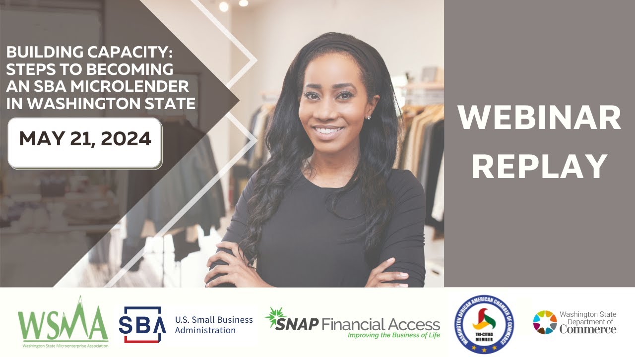 Building Capacity: Steps to Becoming an SBA Microlender in Washington ...