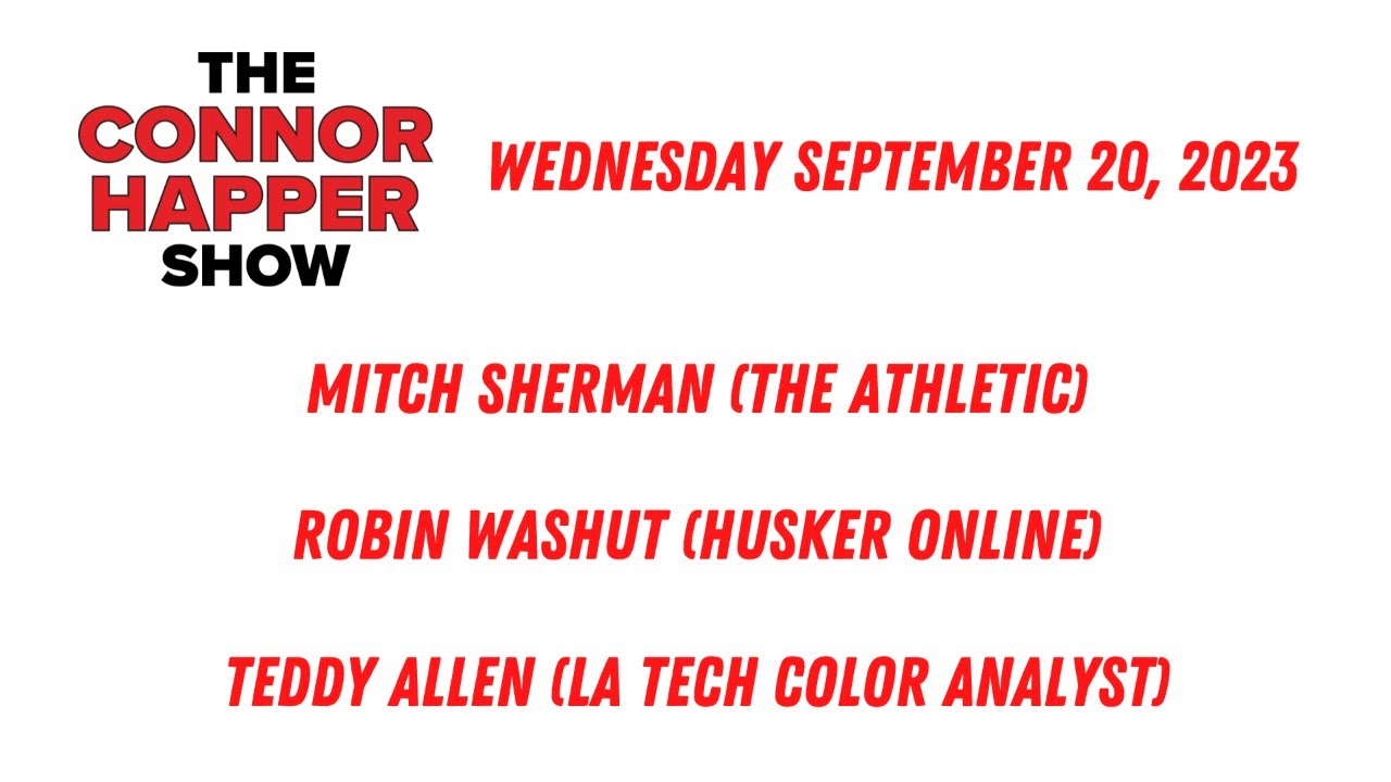 The Connor Happer Show / 9-20-23 / Coordinator & Sleep Talk - YouTube