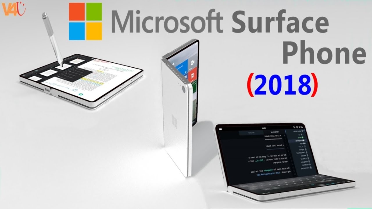MicroSoft Surface Phone Concept 2018 - Windows 10 - ARM processor ...