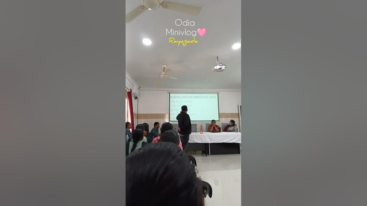 part 1/10 ist mini vlog🩷.. Mental health program 🩺 .. @Dr padhi sir ...