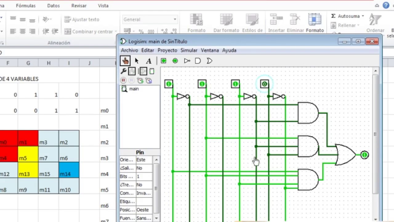 Como se construye un Mapa de Karnaugh CON EXCEL (FACIL) (PARTE 3) | El ...