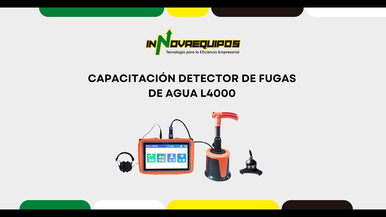 Capacitación Detectores de fugas de agua L4000 - Innovaequipos - YouTube