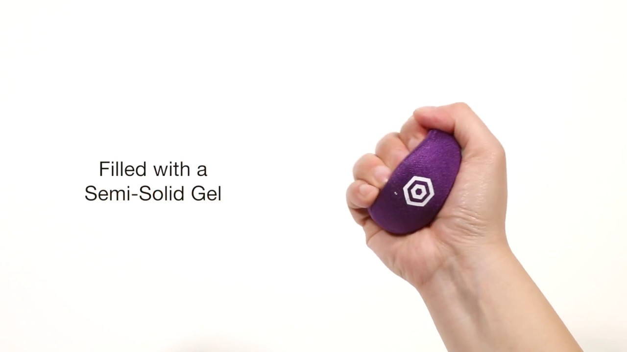 The Cyber Gel® Stress Ball Provides Therapeutic Stress Relief - YouTube