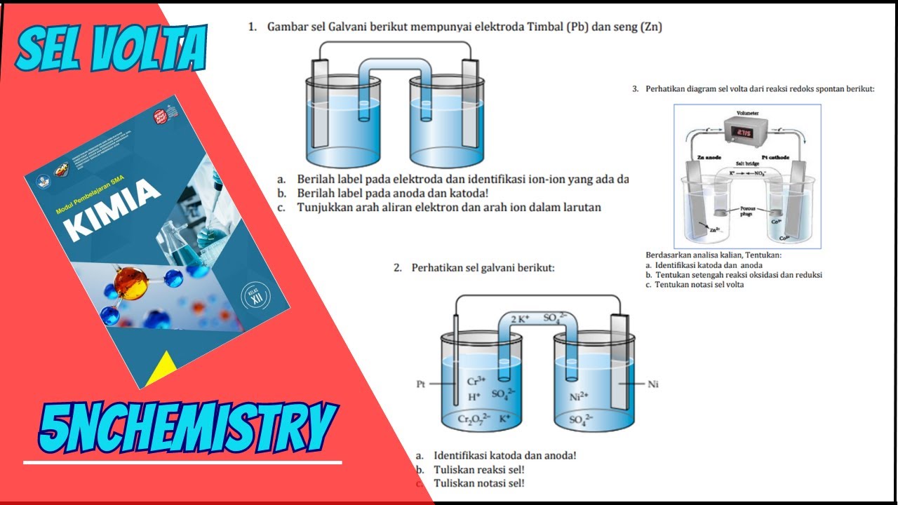 Pembahasan Soal Sel Volta || Diagram Sel - Notasi Sel - YouTube