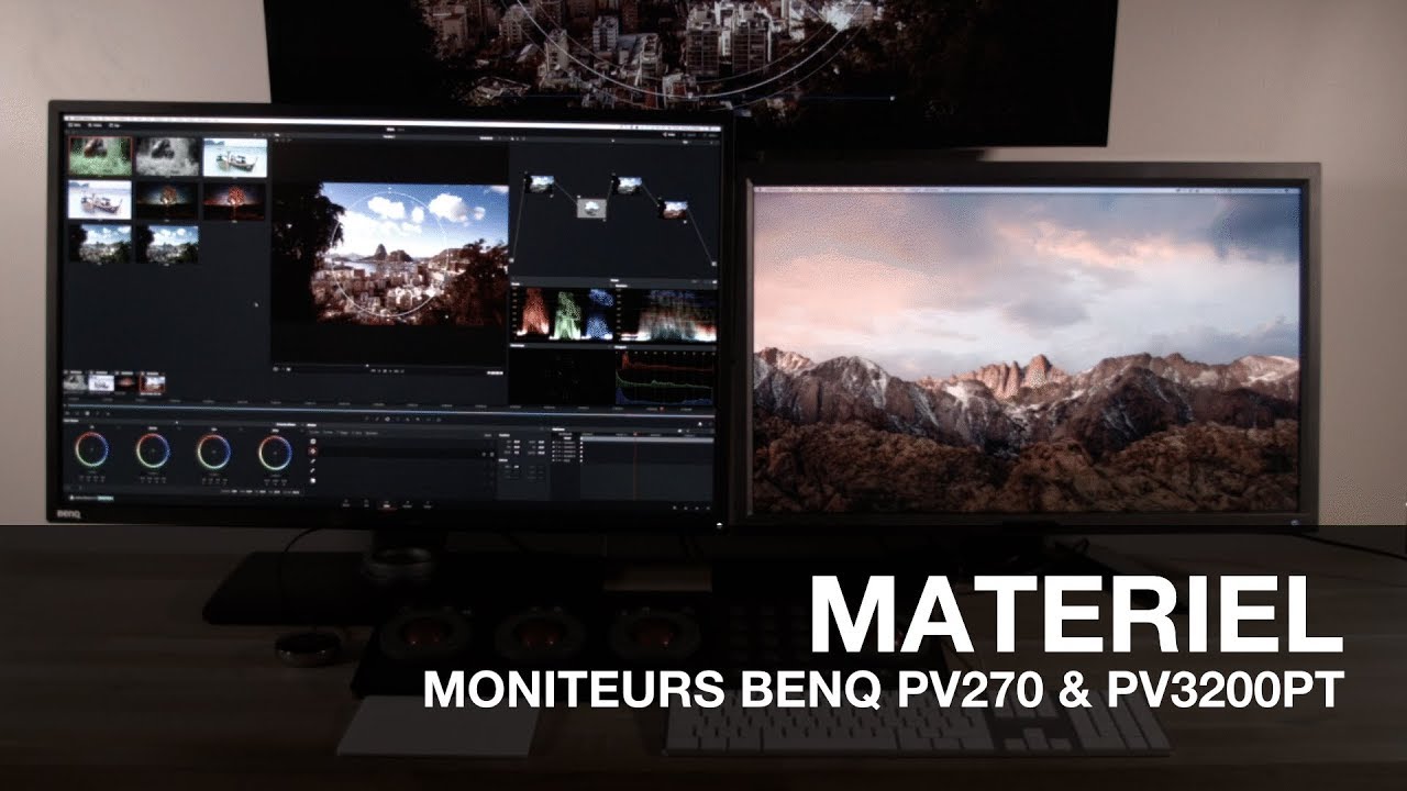 MATERIEL: Moniteurs BenQ PV270 & PV3200PT - YouTube