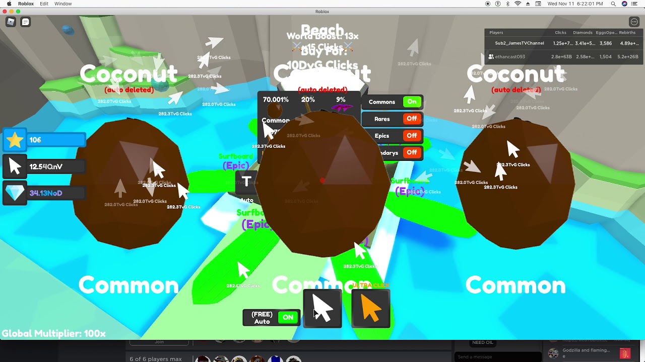 Playing Tapping Legends | Roblox. - YouTube