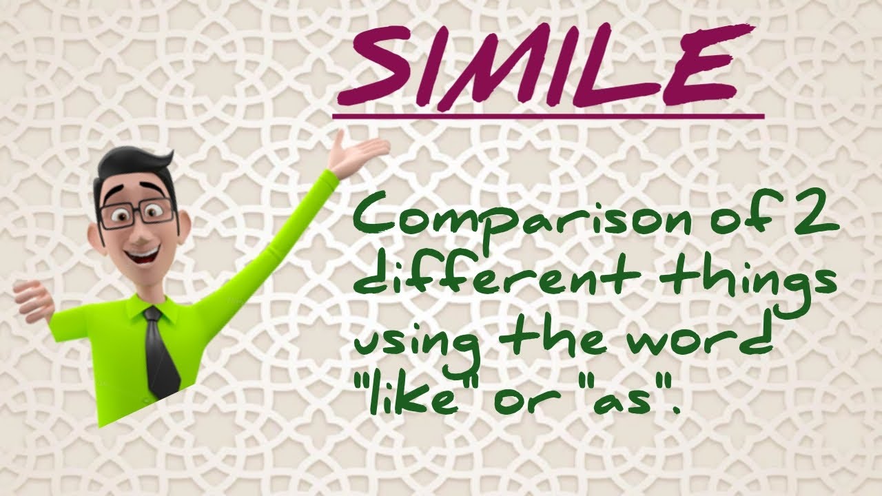 Figures of Speech//What is Simile? //Definition with Examples//Figure ...