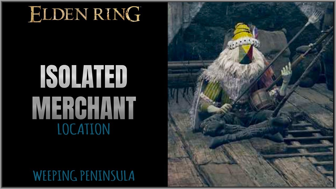 Isolated Merchant (Weeping Peninsula) Location in Elden Ring - YouTube