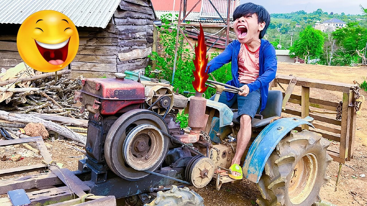 The best crazy diesel engine start - TRY NOT TO LAUGH Challenge! #8 ...