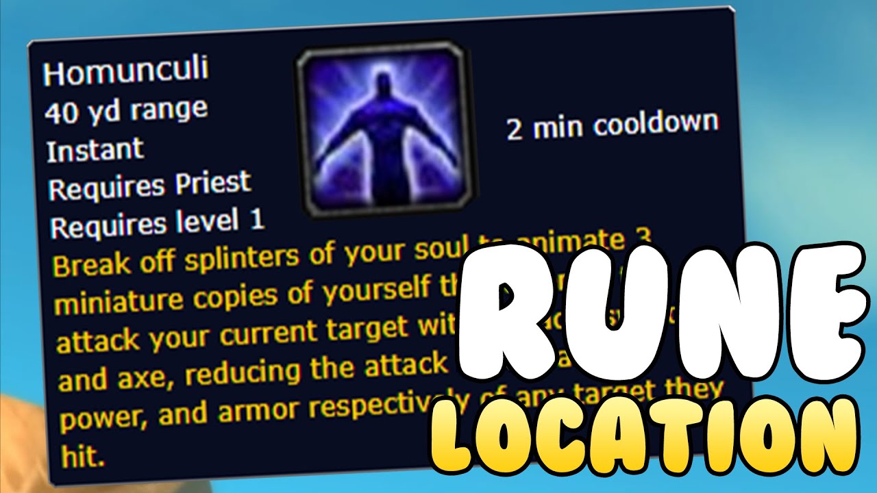 How To Find Homunculi - Priest Rune - YouTube
