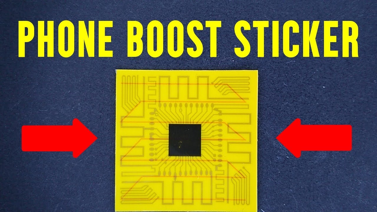 Phone signal boosting sticker - YouTube