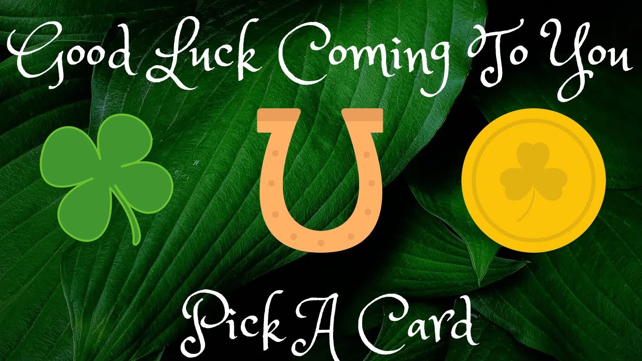 Good Luck Coming To You | Pick A Card | Tarot Reading - YouTube