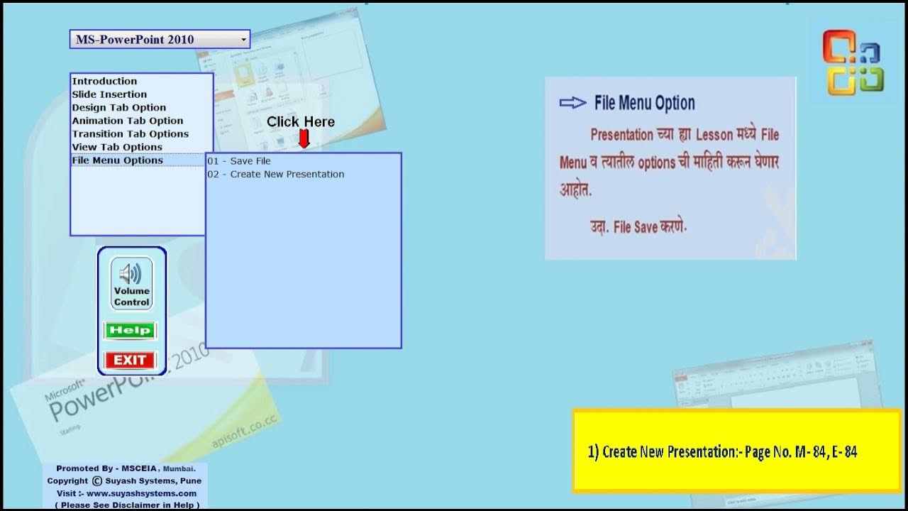 7. MS PowerPoint - File Menu Option - YouTube