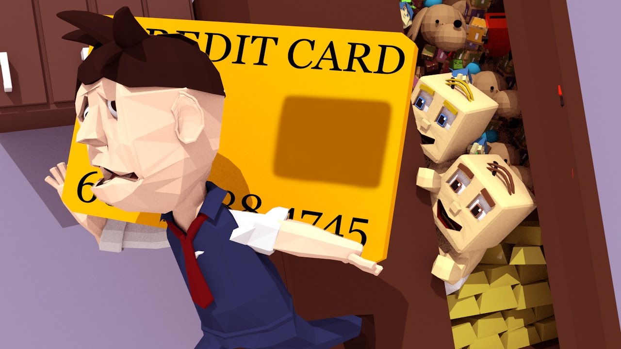 Minecraft | Who's Your Daddy - USING DADS CREDIT CARD FOR TOYS ...