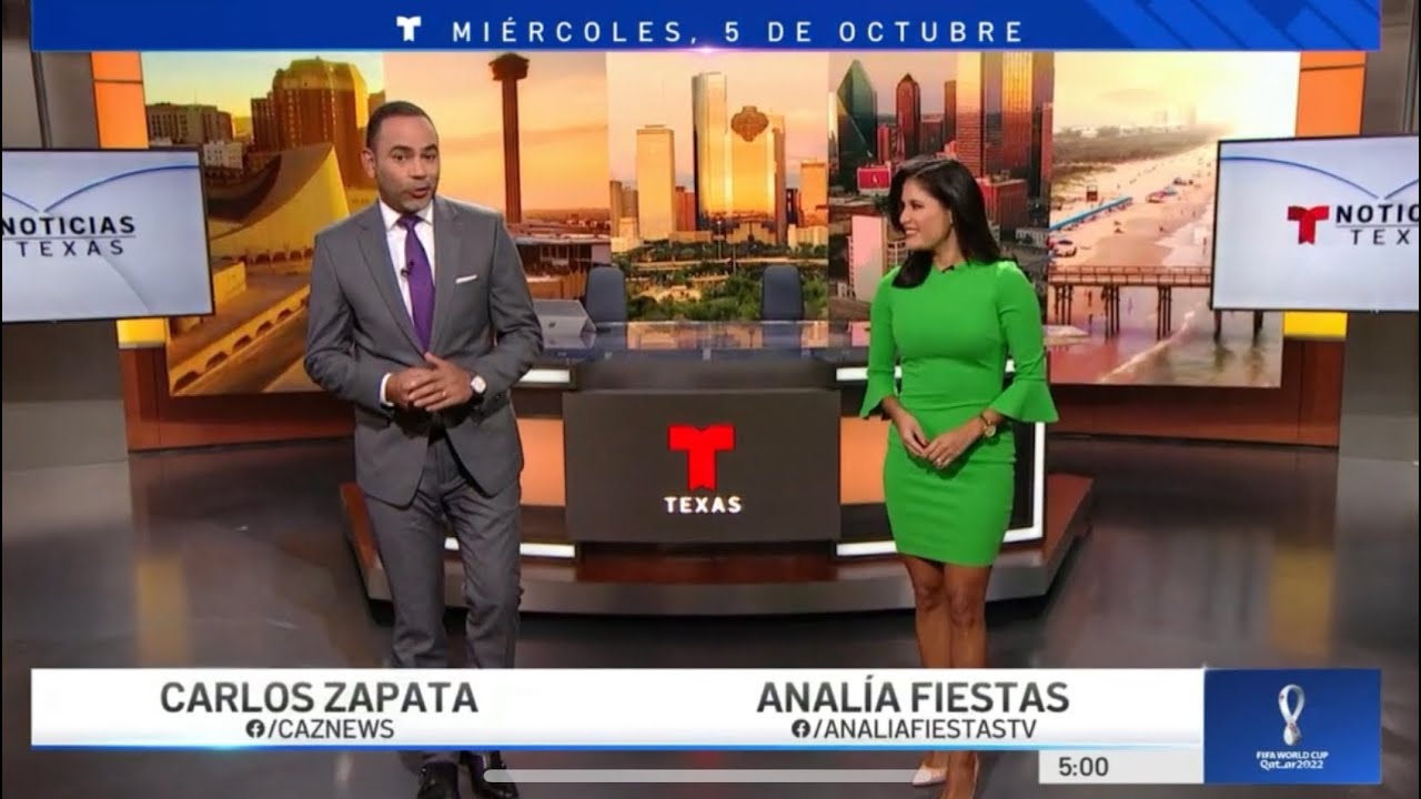 KXTX-TV - Noticias Telemundo Texas open & first weather segment ...
