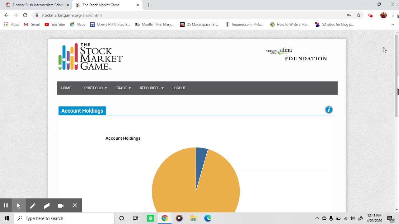 Stock Market Log In - YouTube