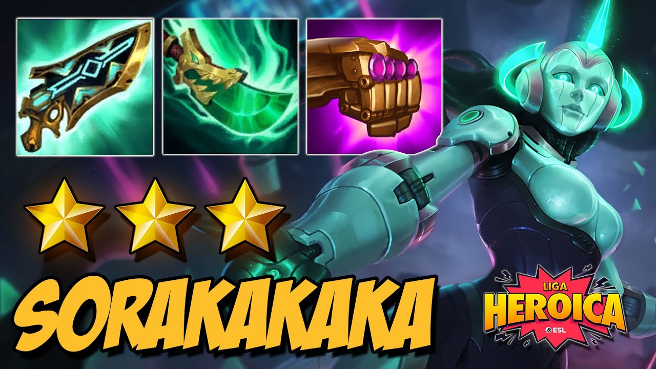 🤖 SORAKA CARRY FULL ESCALADA 🌪️ JANNA WINDY 🏆 Liga Heroica TFT Partida ...