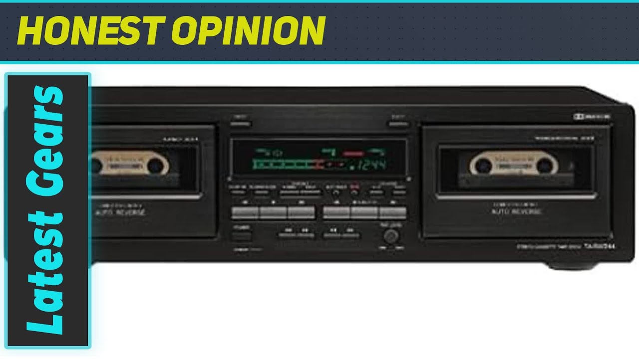 Onkyo TA-RW244 Double Cassette Deck Review: High-Speed Dubbing and Dual ...