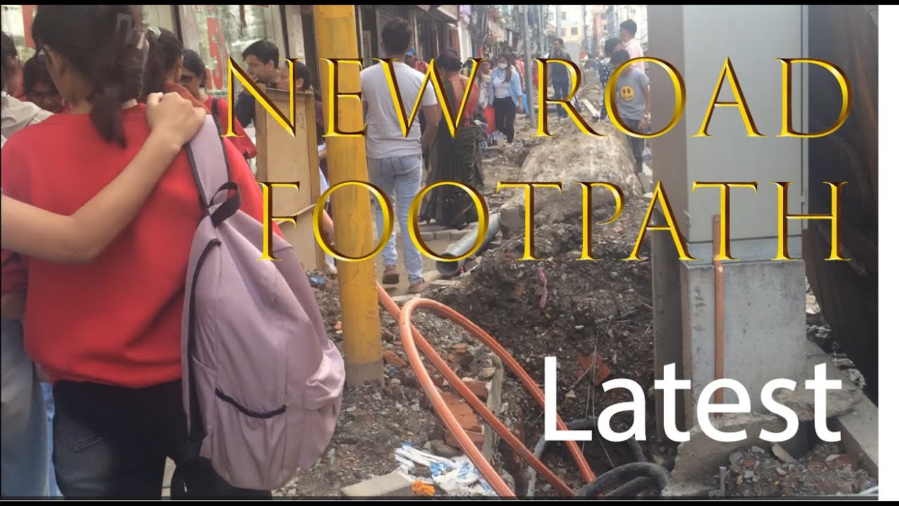 Latest New Road Footpath Update ||| Journey Camera - YouTube