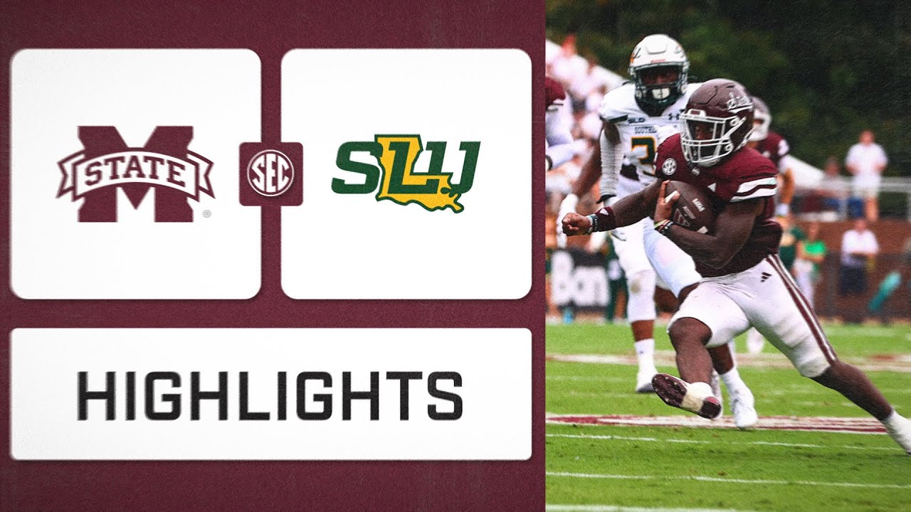 SEC Football: Mississippi State vs. SELA Highlights - YouTube
