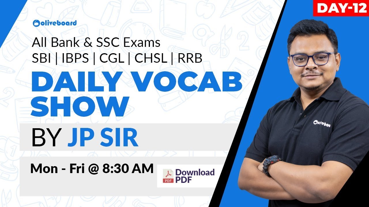 Daily Vocabulary English - Learn Words with Meaning | Bank, SSC Exams ...